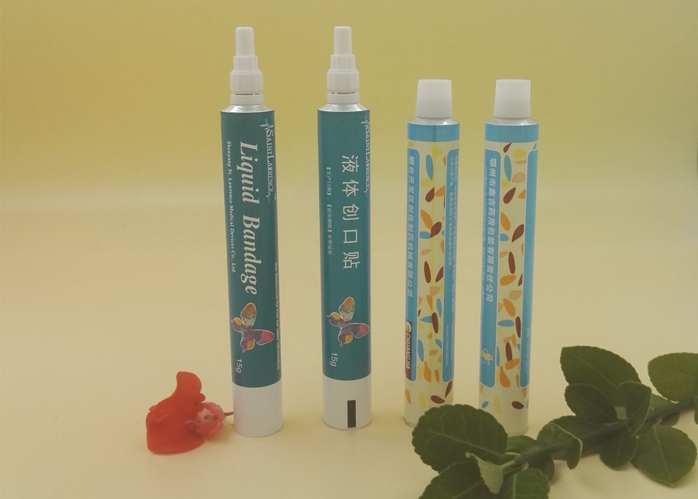 Pharmaceutical Aluminium Collapsible Tubes , 13.5 Mm - 40 Mm Dia ...