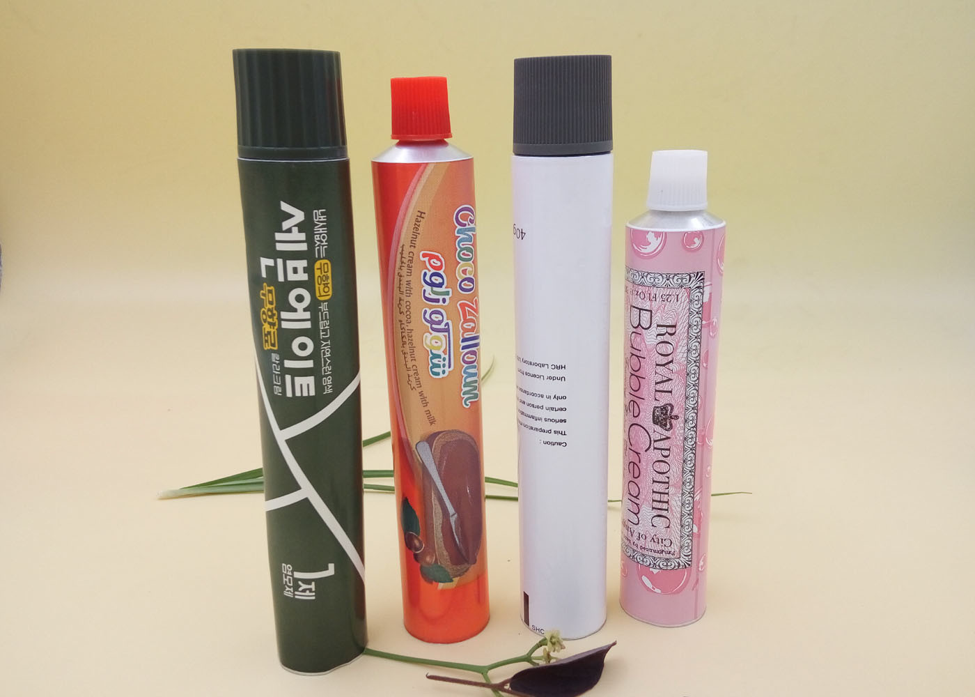 Soft Squeeze Tube Containers , Screw Cap 15g Collapsible Aluminum Tube